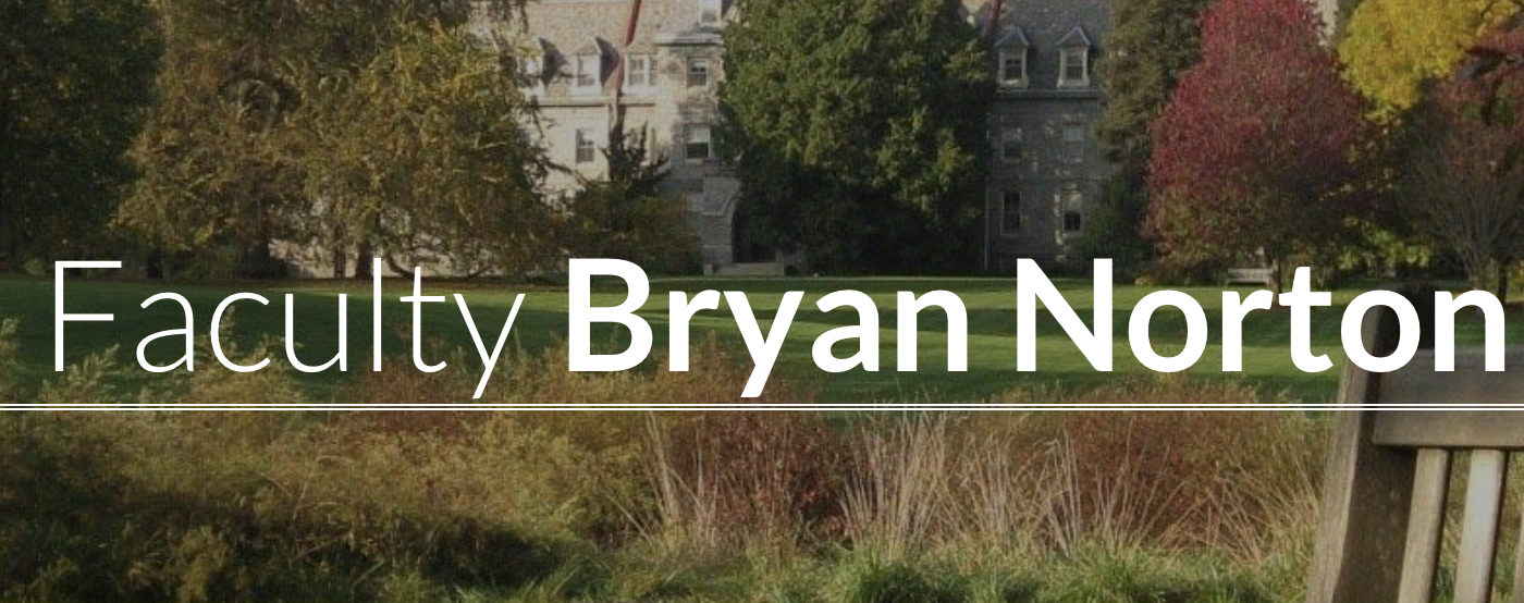 New Faculty Appointment AY 2025 – 2026 - Bryan Norton